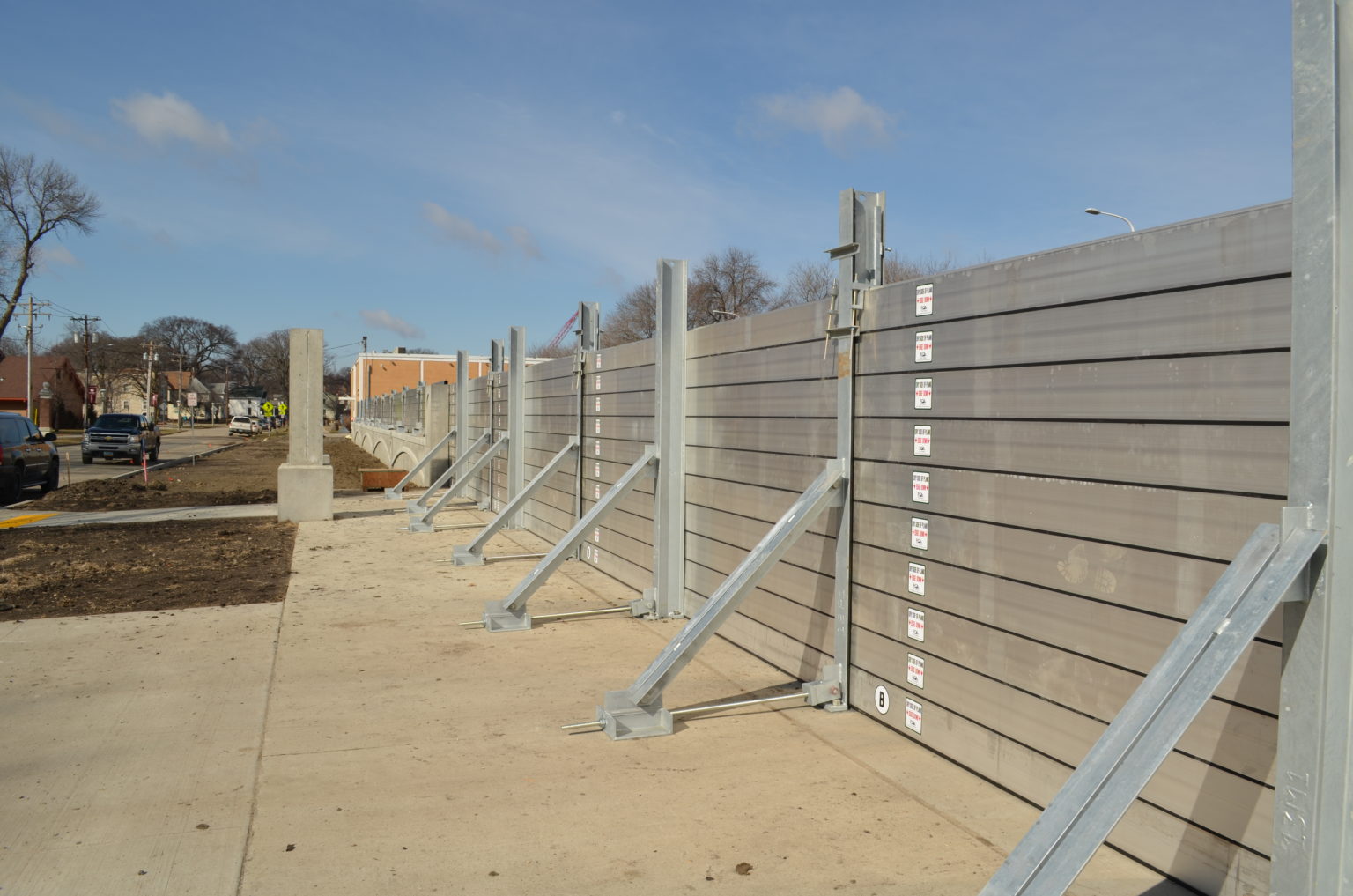 Flood Wall Installations & Applications | Flood Control America